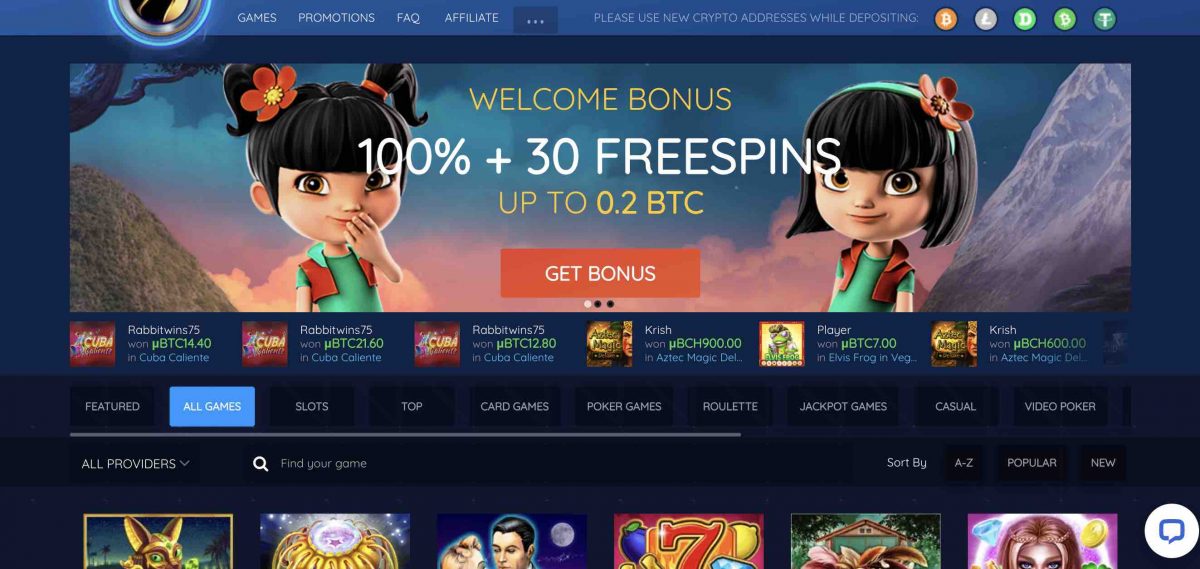 10 best online casinos that accept Bitcoin and crypto currency 2024