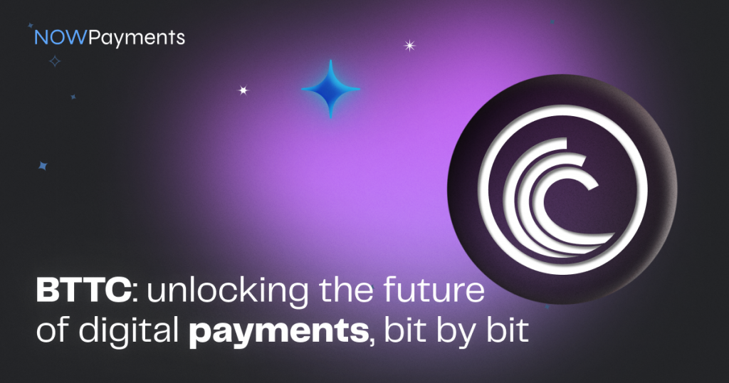 How to Pioneer Digital Payments with BTTC | NOWPayments